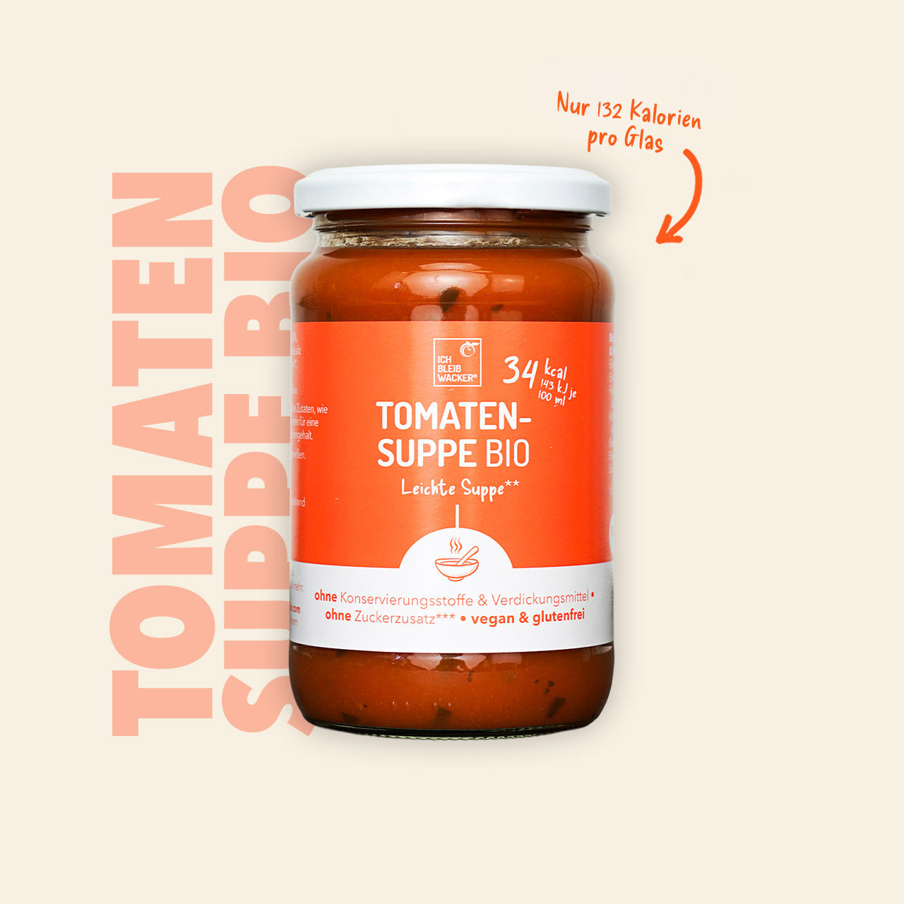 Tomatensuppe Bio: Fertiggericht, vegan & glutenfrei – bleibwacker